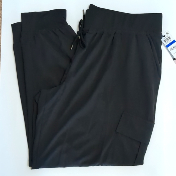 Ideology | Pants & Jumpsuits | Ideology Black Tapered Drawstring ...